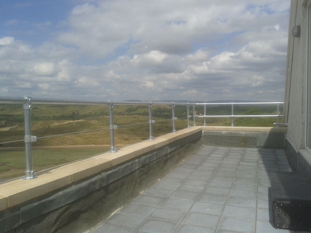 Balcony Safety Barrier Project Interclamp Handrailing