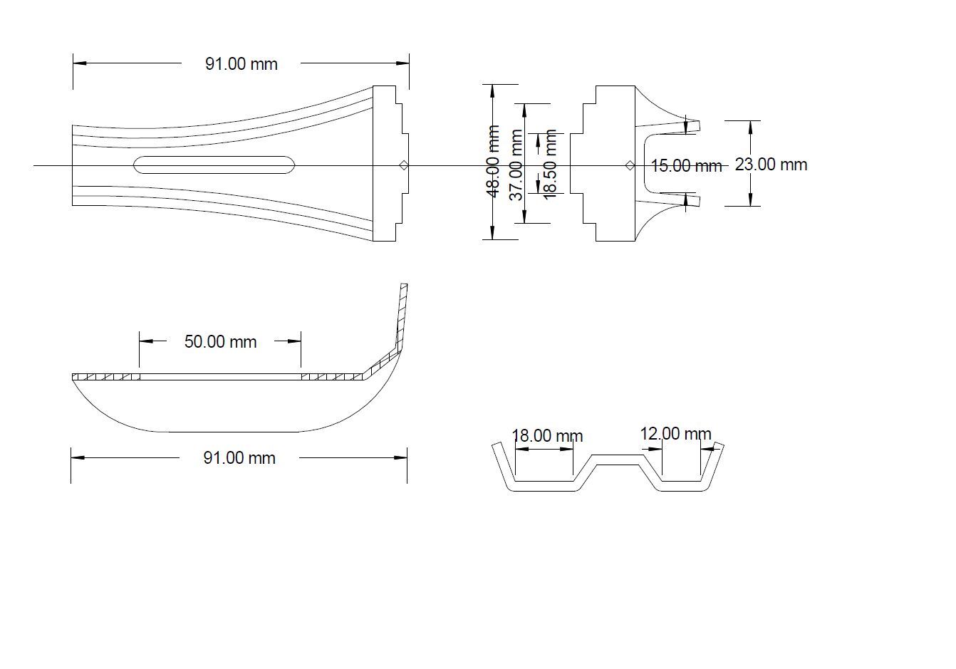 Interclamp Fitting 310 - Steel Floor Grating Clip