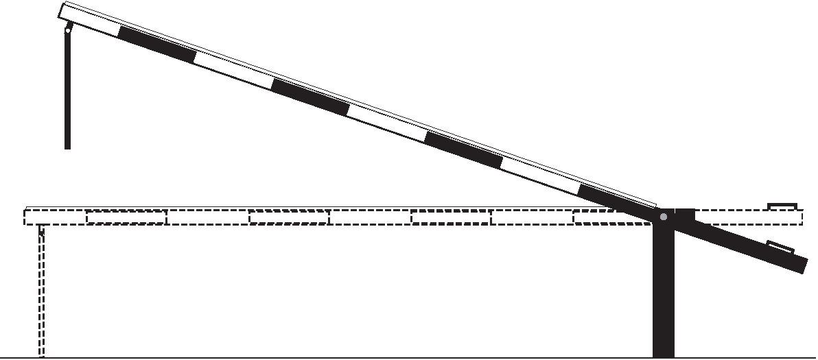 COMPACT Rising Boom Barrier With Pendulum Support 3000 O/all Drive Thru ...