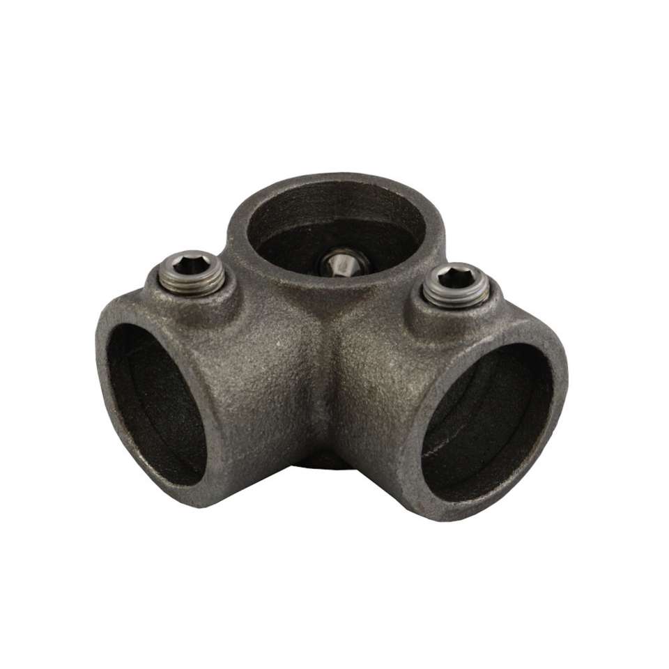 Interclamp Fitting 116 - Self-Coloured Three-Way Through