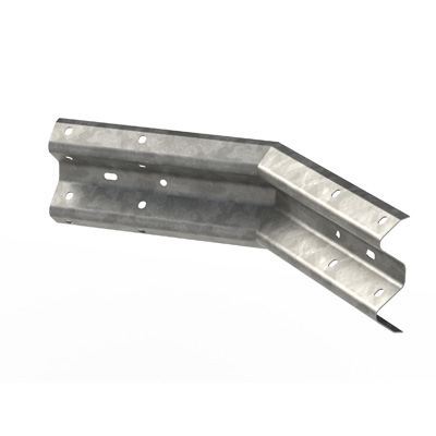 Armco Crash Barrier 45-Degree Internal Corner