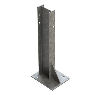 Armco Base-Plated Inter Post for Crash Barrier Beams